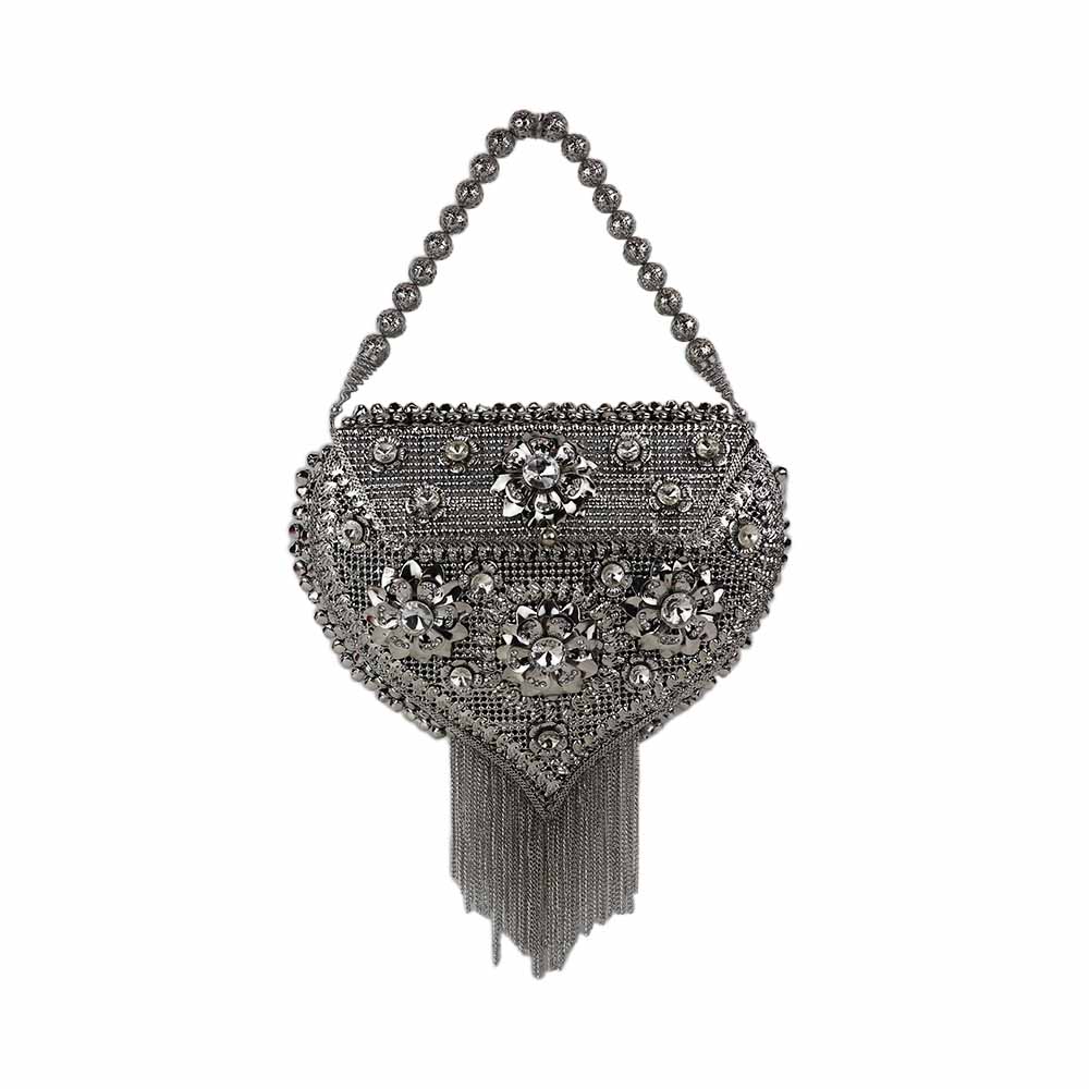 Antique-inspired Metal Clutch - emmstylife.com